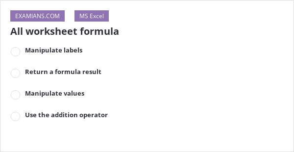 All Worksheet Formula EXAMIANS all-worksheet-formula-examians